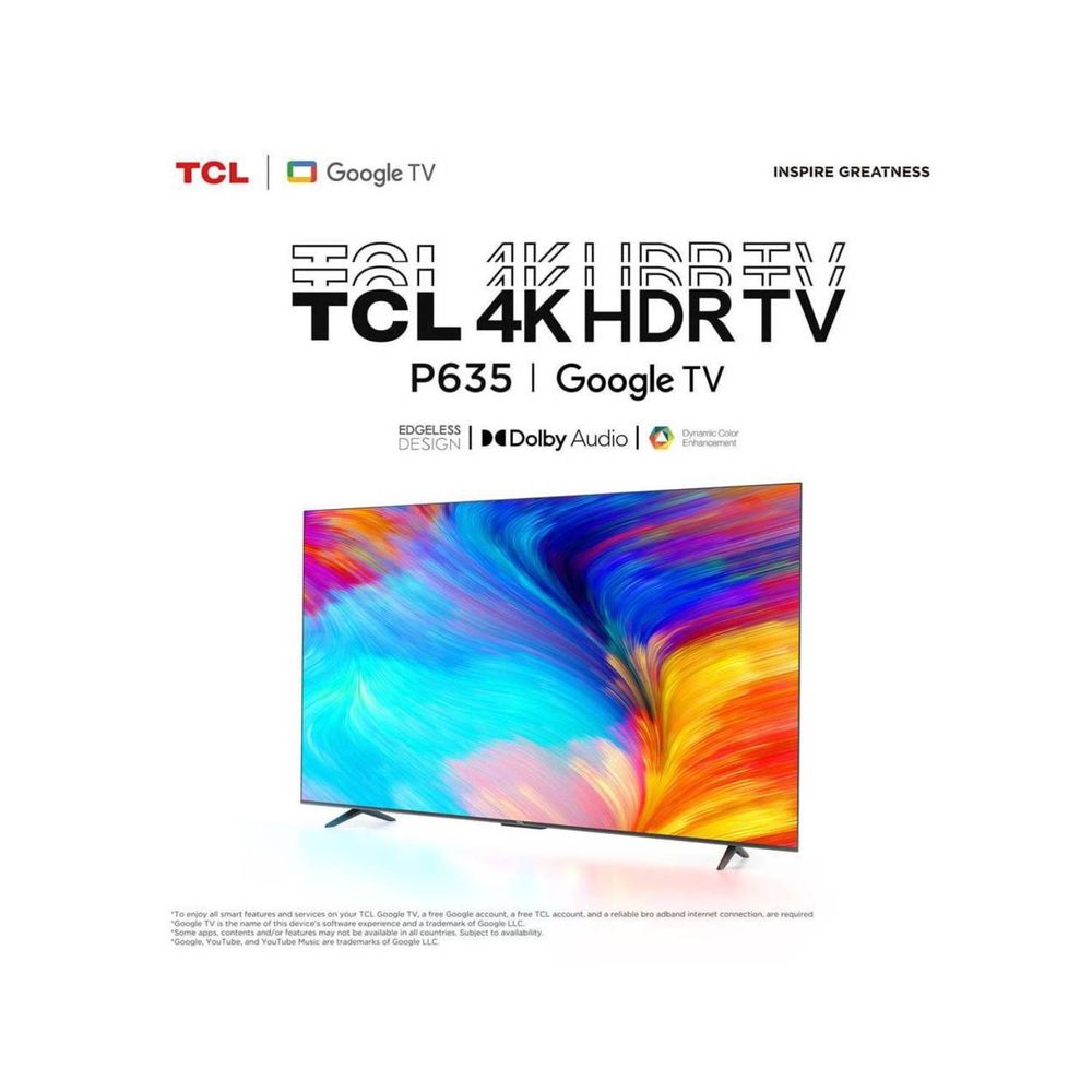 Televisor TCL 43 43P635 UHD 4K Smart Google TV | plazaVea - plazaVea