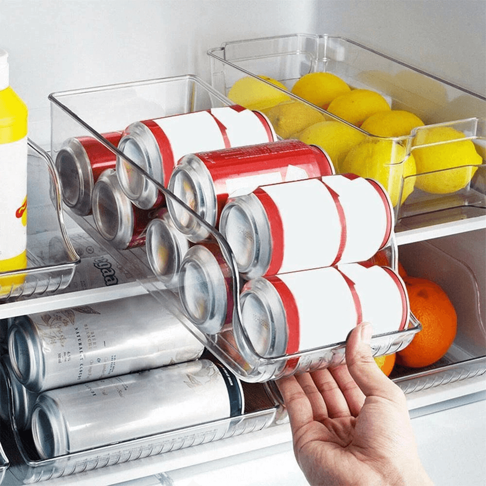 Organizador de Refrigerador Multiusos para Latas Acrílico | plazaVea ...