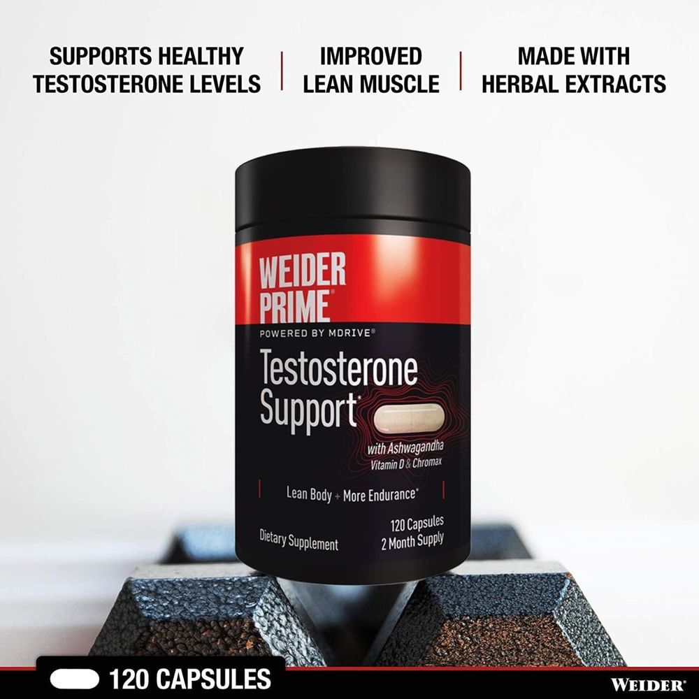Soporte de Testosterona Weider Prime - 120 Capsulas | plazaVea - plazaVea