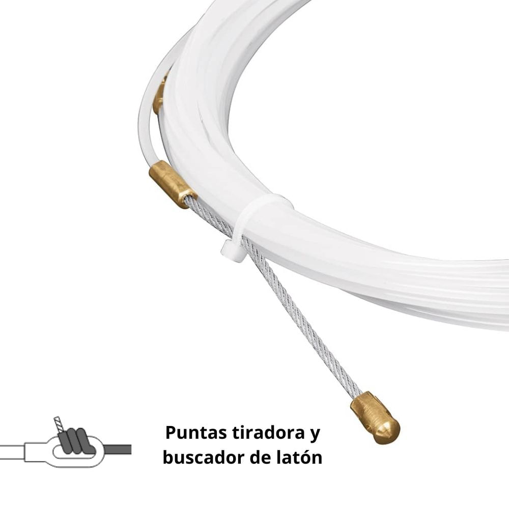 Pasacable electrico nylon 10 m cable, truper | plazaVea - plazaVea