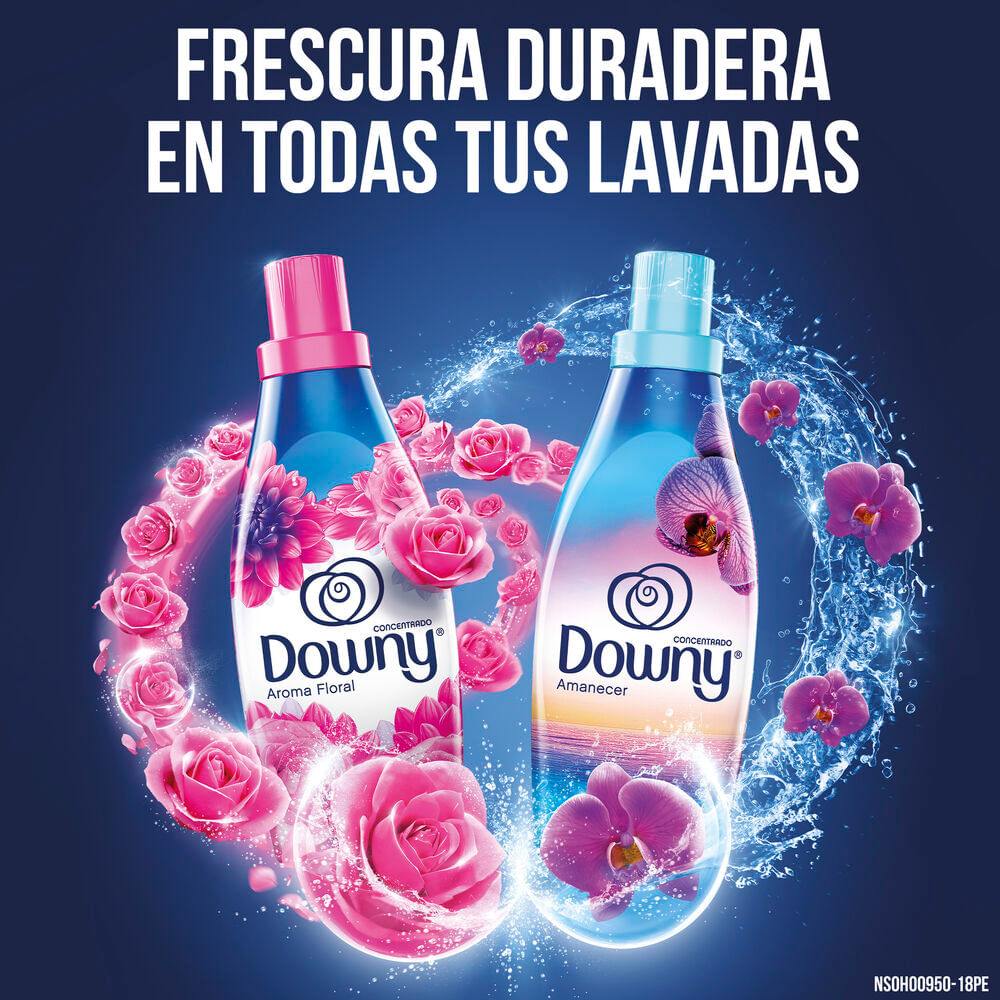 Suavizante Concentrado Líquido DOWNY Amanecer Botella 1.4L | plazaVea ...