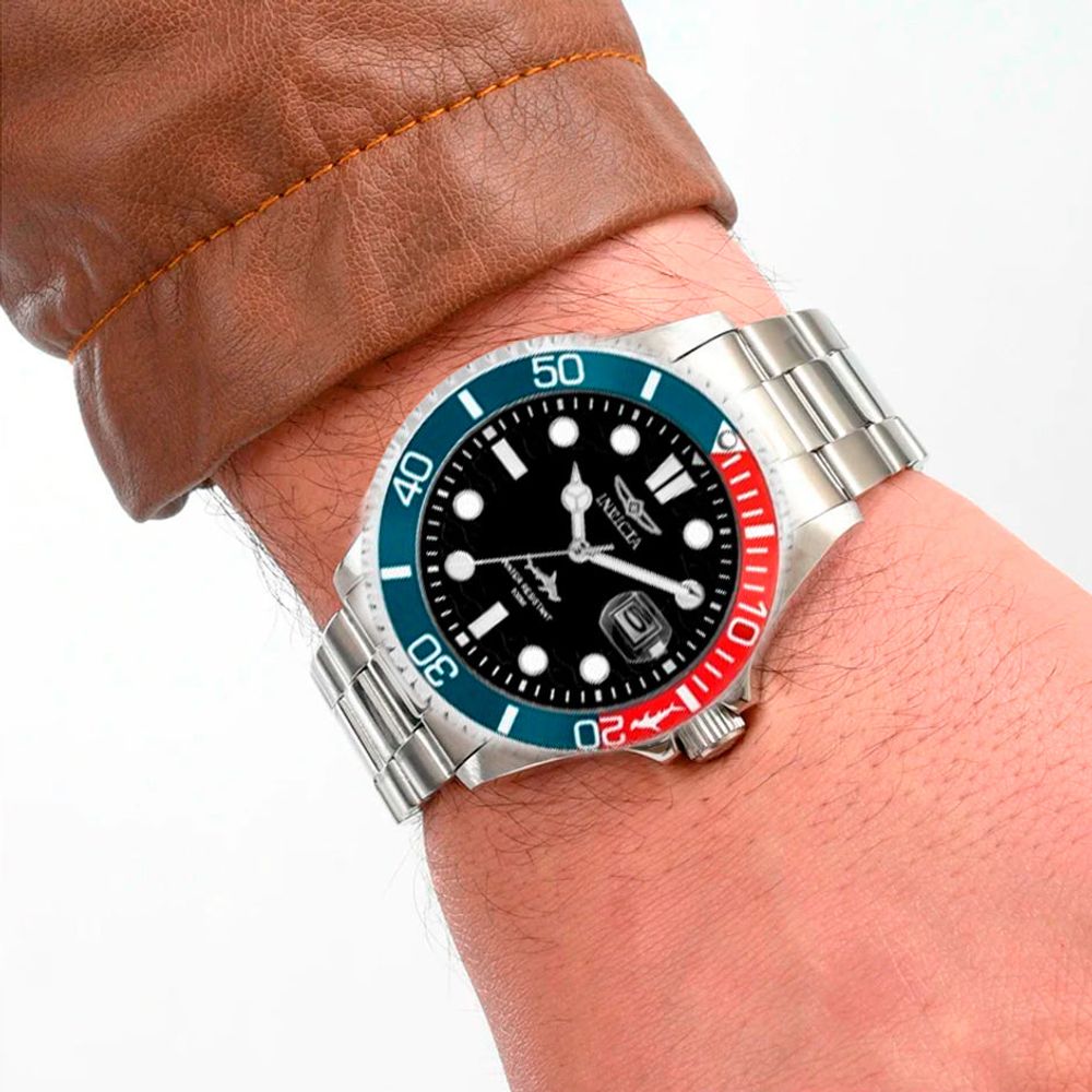 Reloj Análogo Invicta Original 44708 Pro Diver Hombre Acero Plateado ...