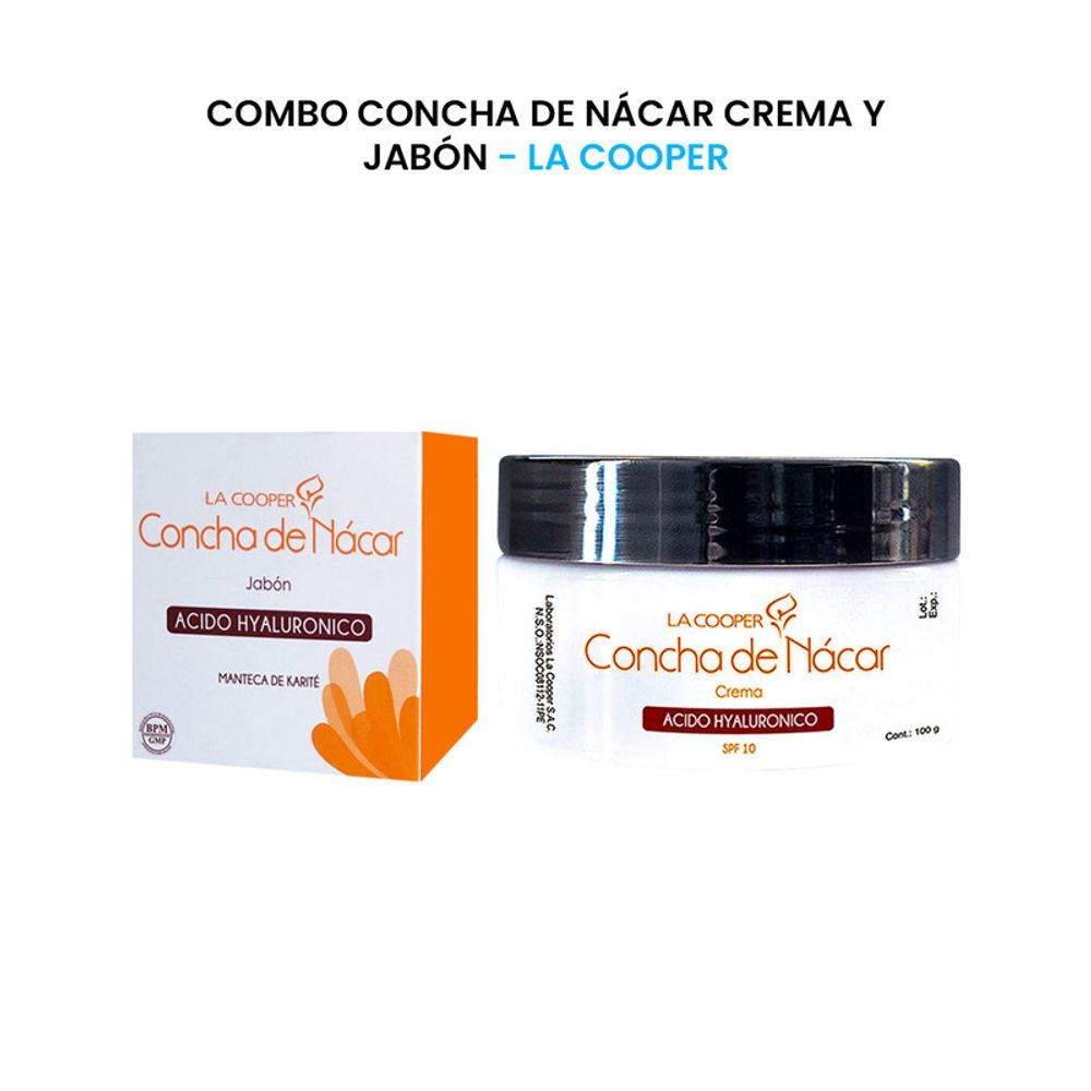 Combo Concha de Nácar Crema y Jabón La Cooper | plazaVea - plazaVea