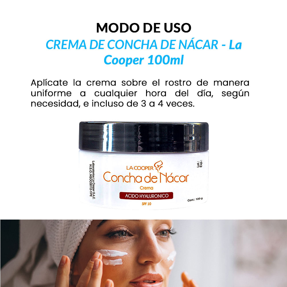 Crema de Concha de Nácar La Cooper 100 Gramos | plazaVea - plazaVea