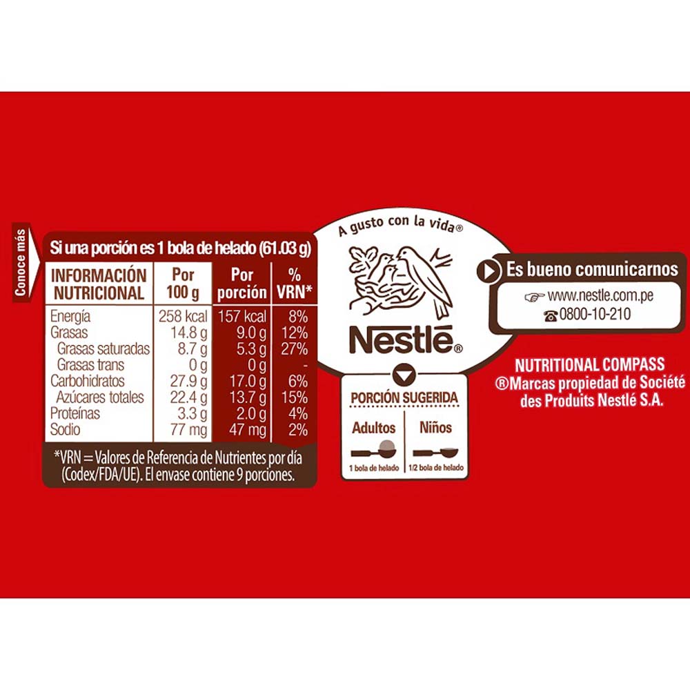 Helado NESTLE Kit Kat Triple Layers Pote x 900ml | plazaVea - plazaVea