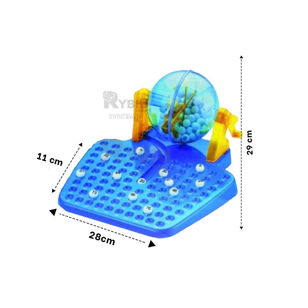Bingo Familiar 90 Numero 48 Cartas Color Celeste| plazaVea - plazaVea