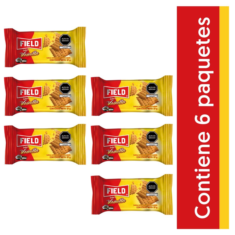 Galleta Vainilla FIELD Paquete 6un | plazaVea - plazaVea
