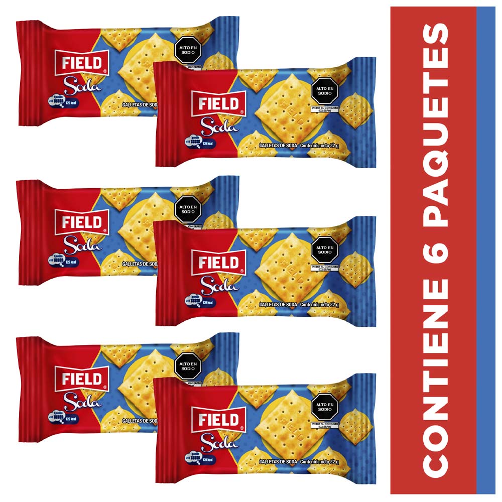 Galletas Soda FIELD Bolsa 6un | plazaVea - plazaVea