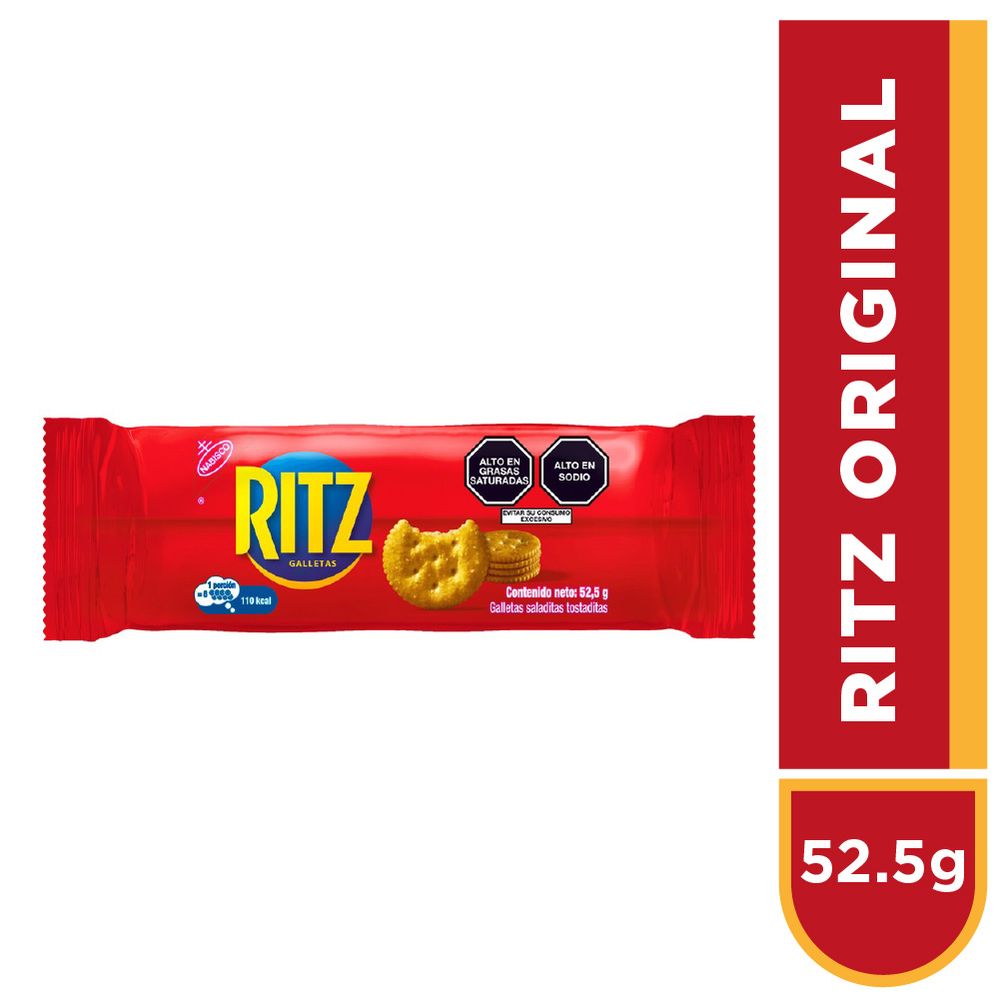 Galletas Saladas RITZ Bolsa 52.5g | plazaVea - Supermercado