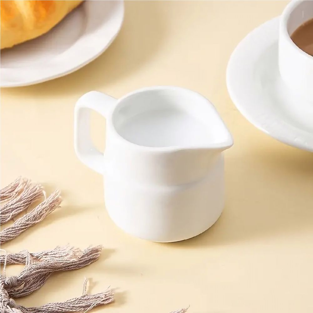 Cremera Blanca de Loza 150ml | plazaVea - plazaVea