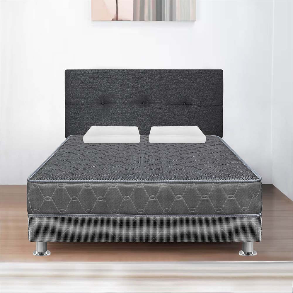 Dormitorio FORLI Acqua 2 Plazas Gris/Gris + Sofá Cama | plazaVea - plazaVea