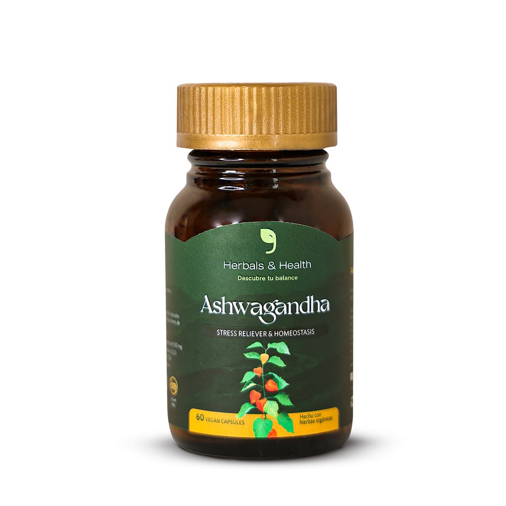 Ashwagandha frasco 60 capsulas 500 mg | plazaVea - plazaVea