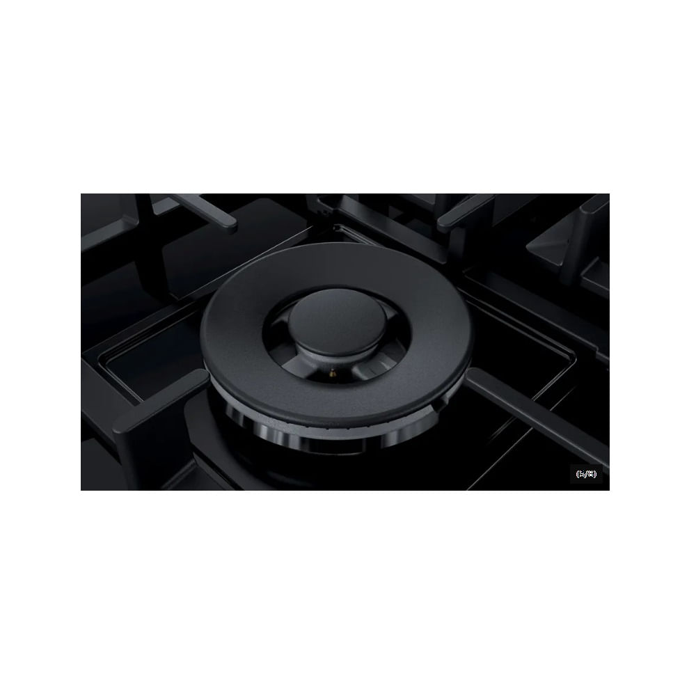Cocina Bosch PPQ7A6B90 Empotrable a Gas de Vidrio 75 cm Negro ...