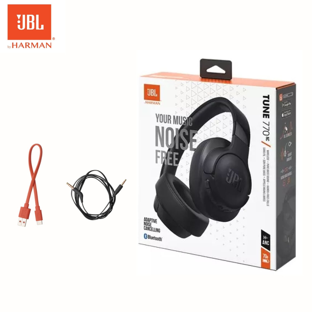 Audífono Jbl Tune 770nc Anc Pure Bass Sound - Negro | plazaVea - plazaVea