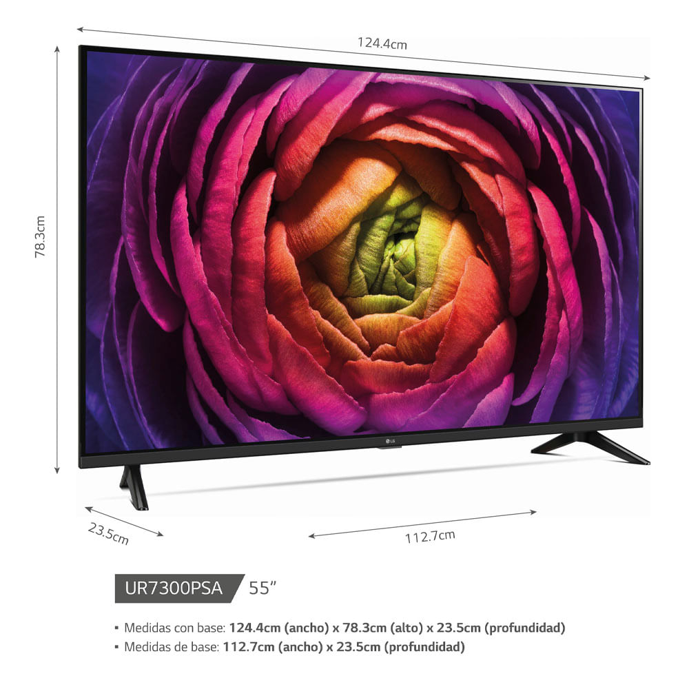 Televisor LG LED 55" UHD 4K ThinQ AI 55UR7300 (Modelo 2023) | plazaVea ...