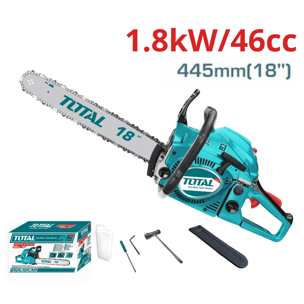 Motosierra a Gasolina 18" 46cc Industrial Total TG5451811 | plazaVea - plazaVea
