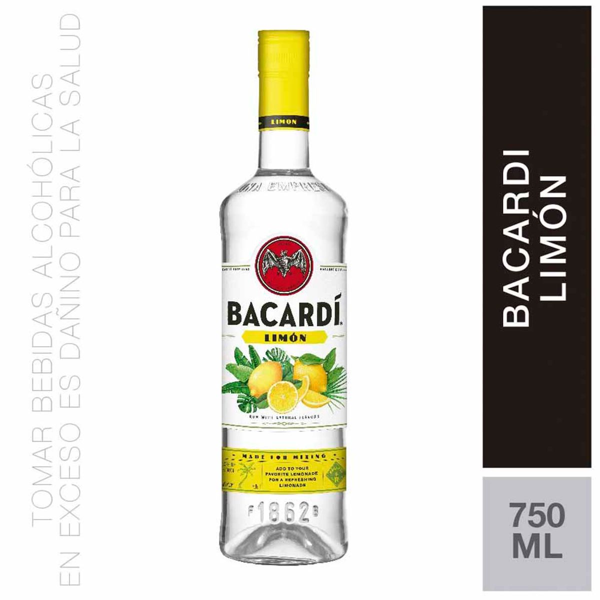 Ron BACARDÍ Limón Botella 750ml | DRINKYN Perú