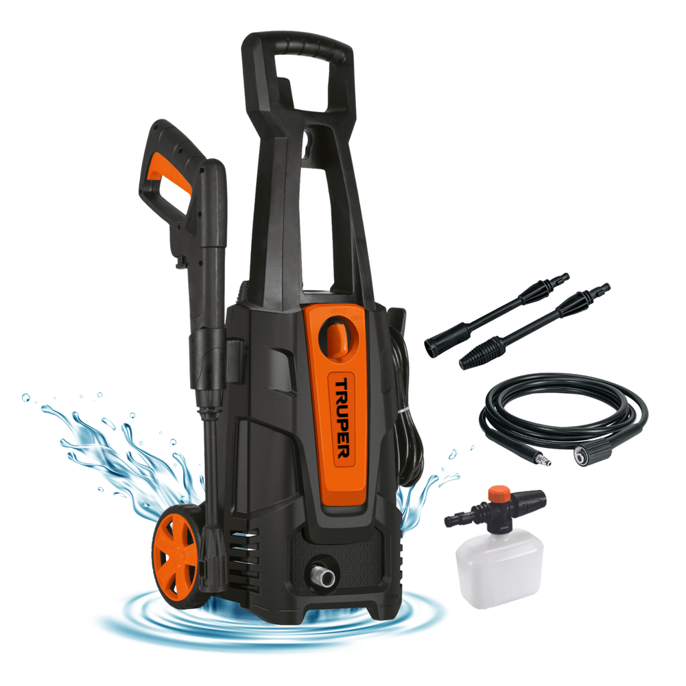 Combo Hidrolavadora 1800psi Truper + Dispensador de Jabón con Cañón ...
