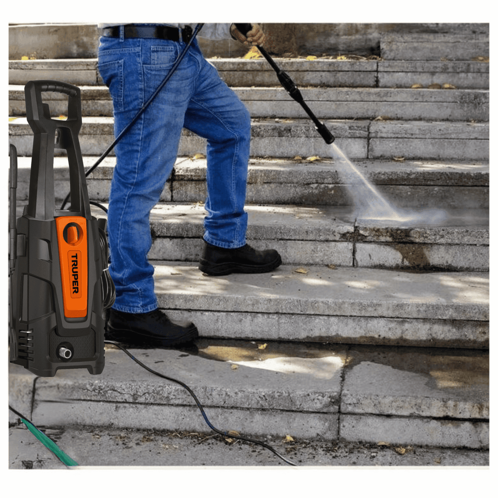 Combo Hidrolavadora 1800psi Truper + Dispensador de Jabón con Cañón ...