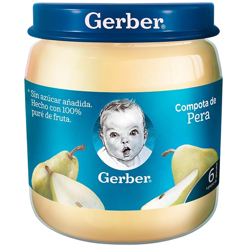 Compota GERBER Pera Frasco 113g | plazaVea - Makro