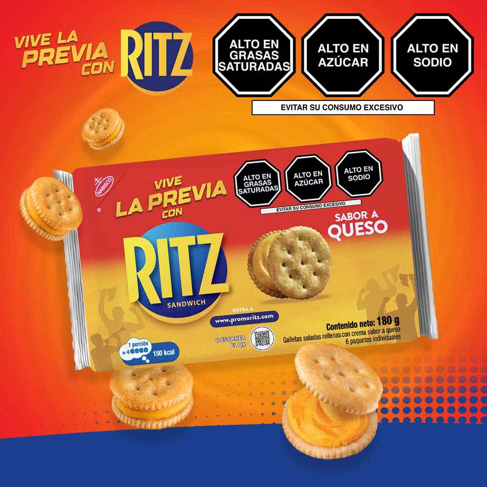 Galletas Saladas RITZ Sabor a Queso Bolsa 30g Paquete 6un | plazaVea ...