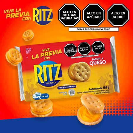 Galletas Saladas RITZ Sabor a Queso Bolsa 30g Paquete 6un | plazaVea ...