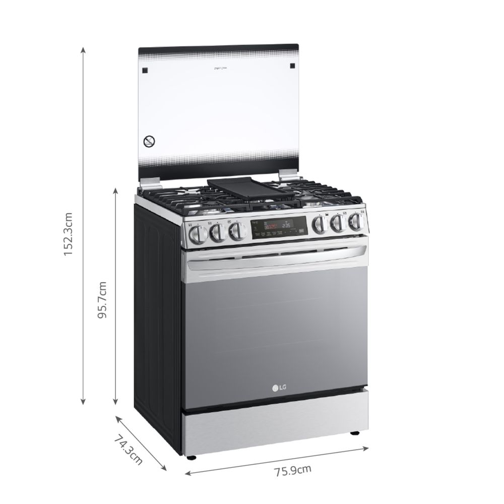 Cocina LG LRGL5845S a Gas 5 Quemadores Acero Inoxidable | plazaVea ...