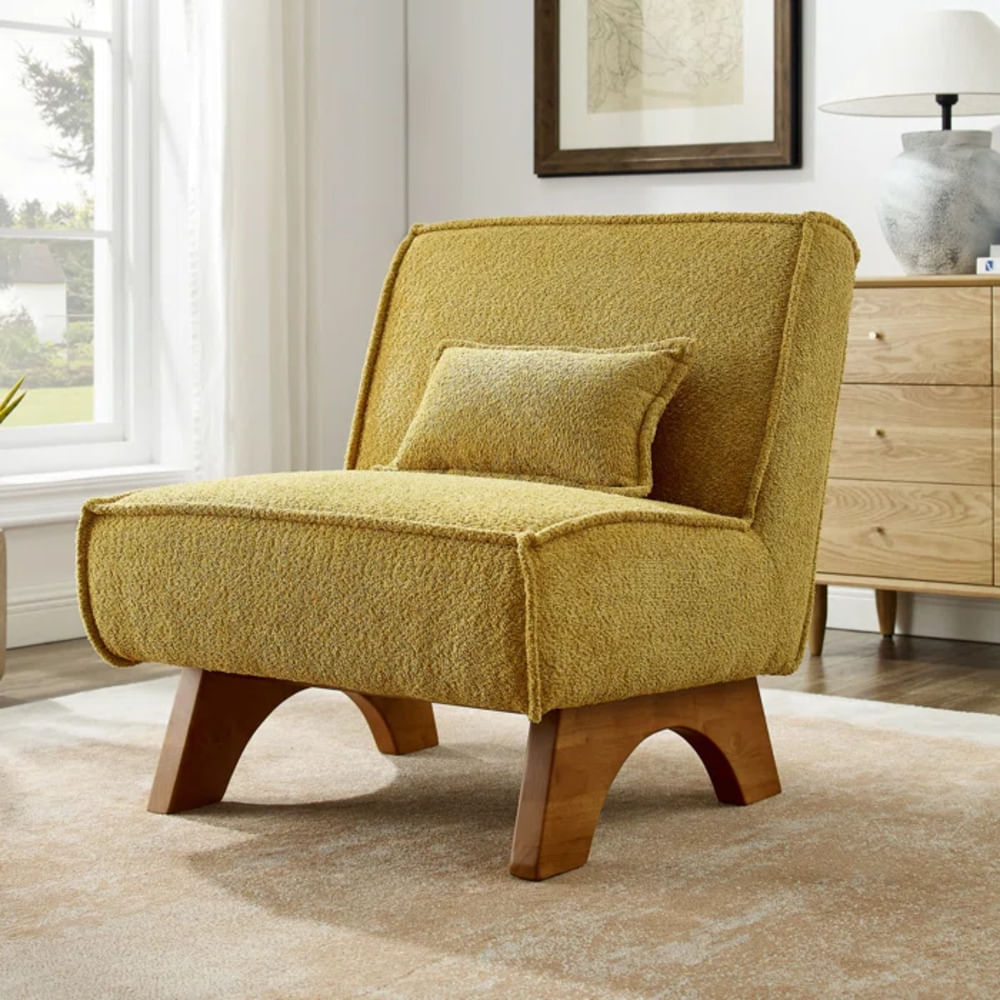 Butaca Moderna Primax color Amarillo TU MESITA | plazaVea - plazaVea