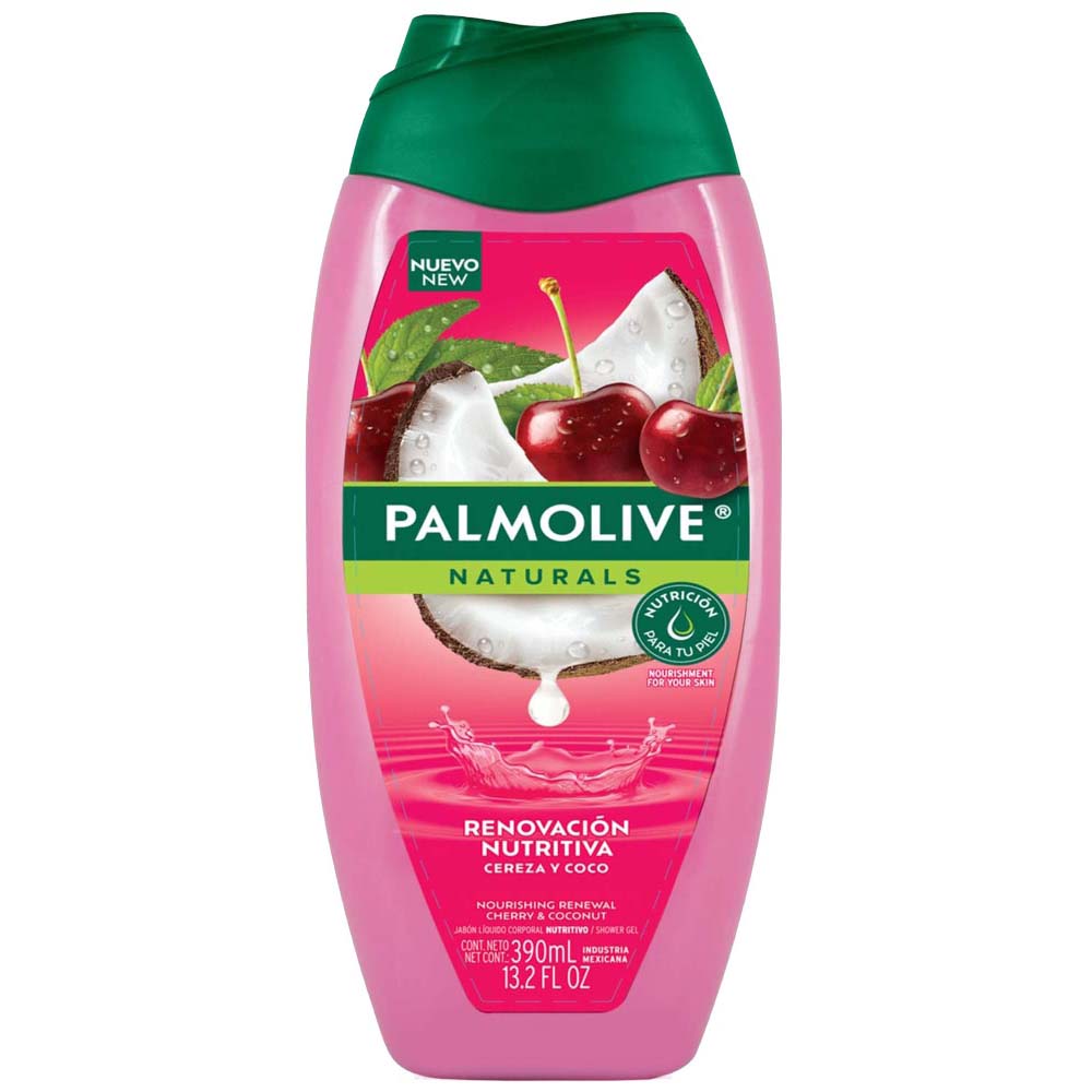 Gel de Ducha PALMOLIVE Naturals Cereza y Coco 390ml | plazaVea ...