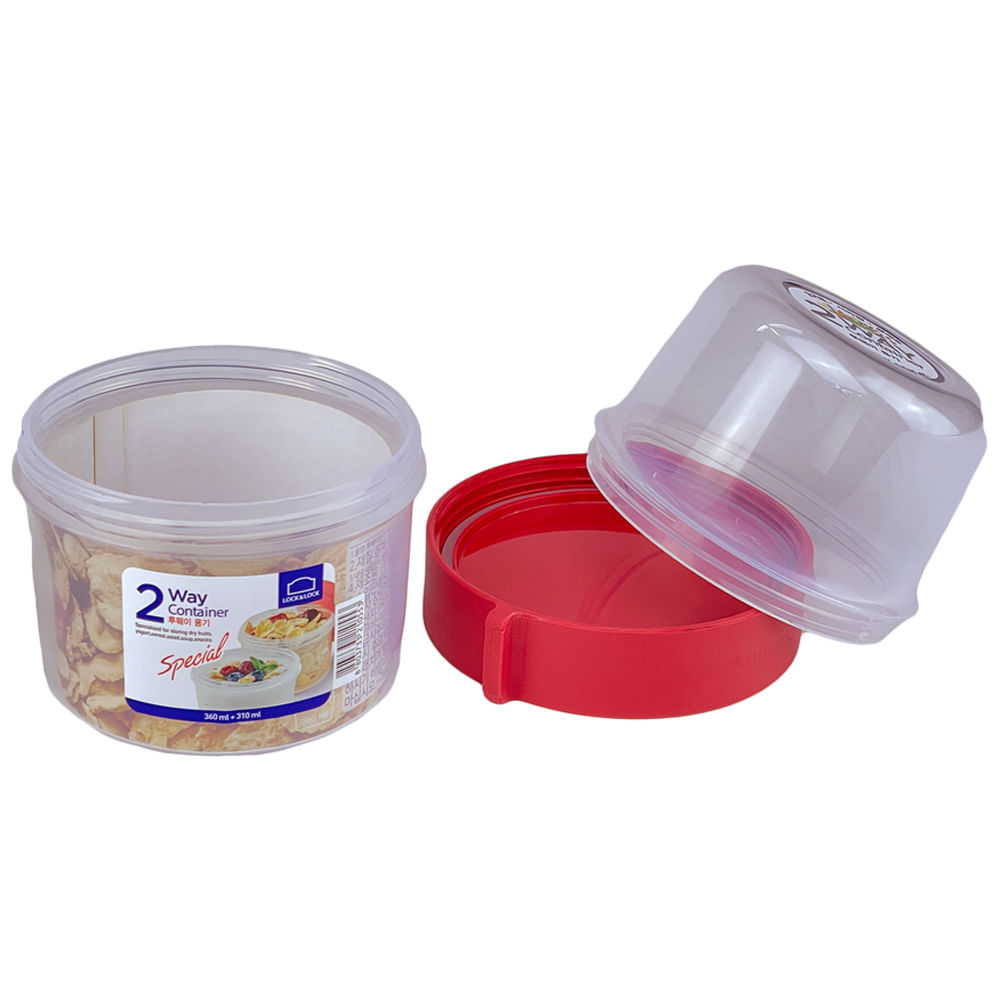 Envase P/Yogurt LOCK&LOCK 360ml + 310ml | plazaVea - plazaVea