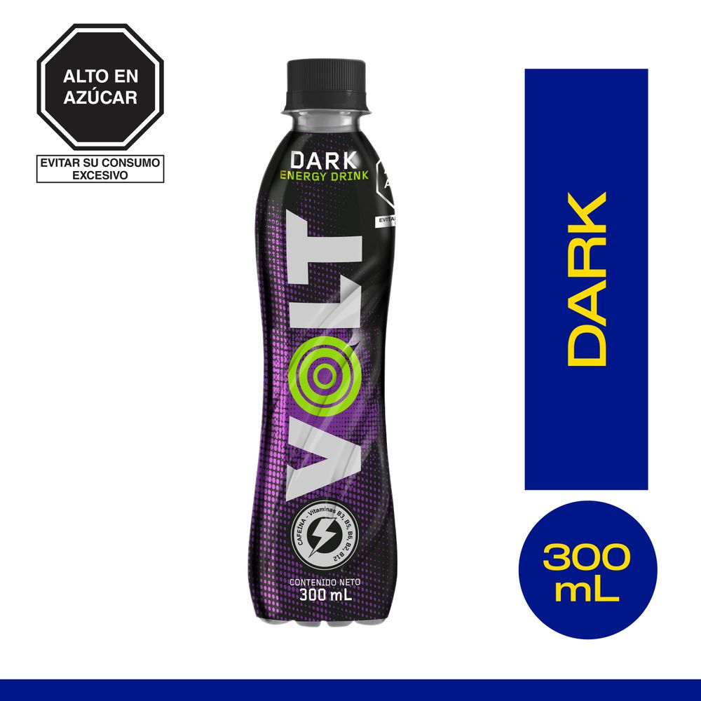 Bebida Energizante VOLT Dark Botella 300ml | plazaVea - Supermercado