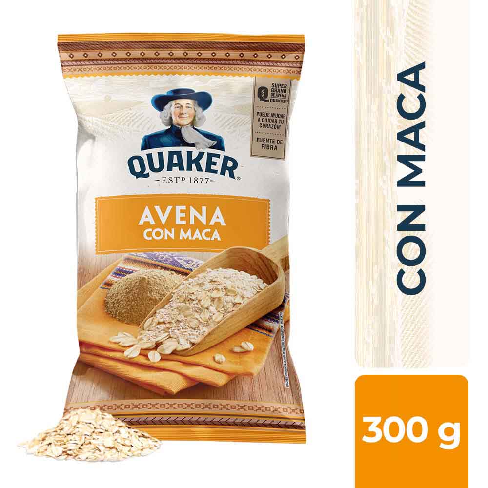 Avena QUAKER con Maca Bolsa 330g | plazaVea - Supermercado