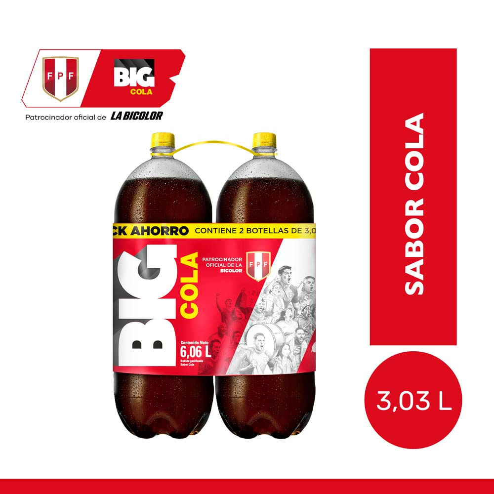 Gaseosa BIG COLA Botella 3.03L | plazaVea - plazaVea