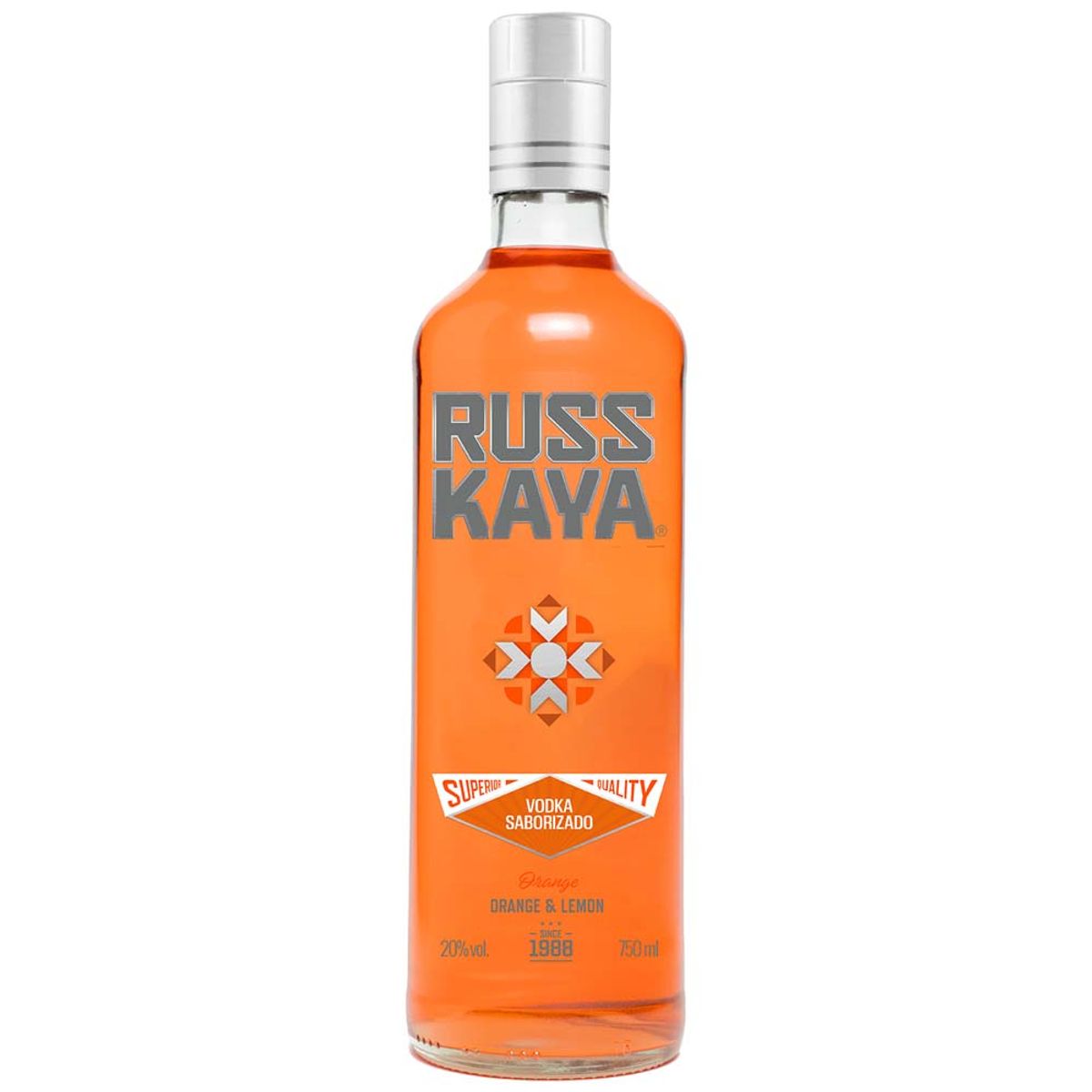 Vodka RUSSKAYA Citrus Botella 750ml | DRINKYN Perú