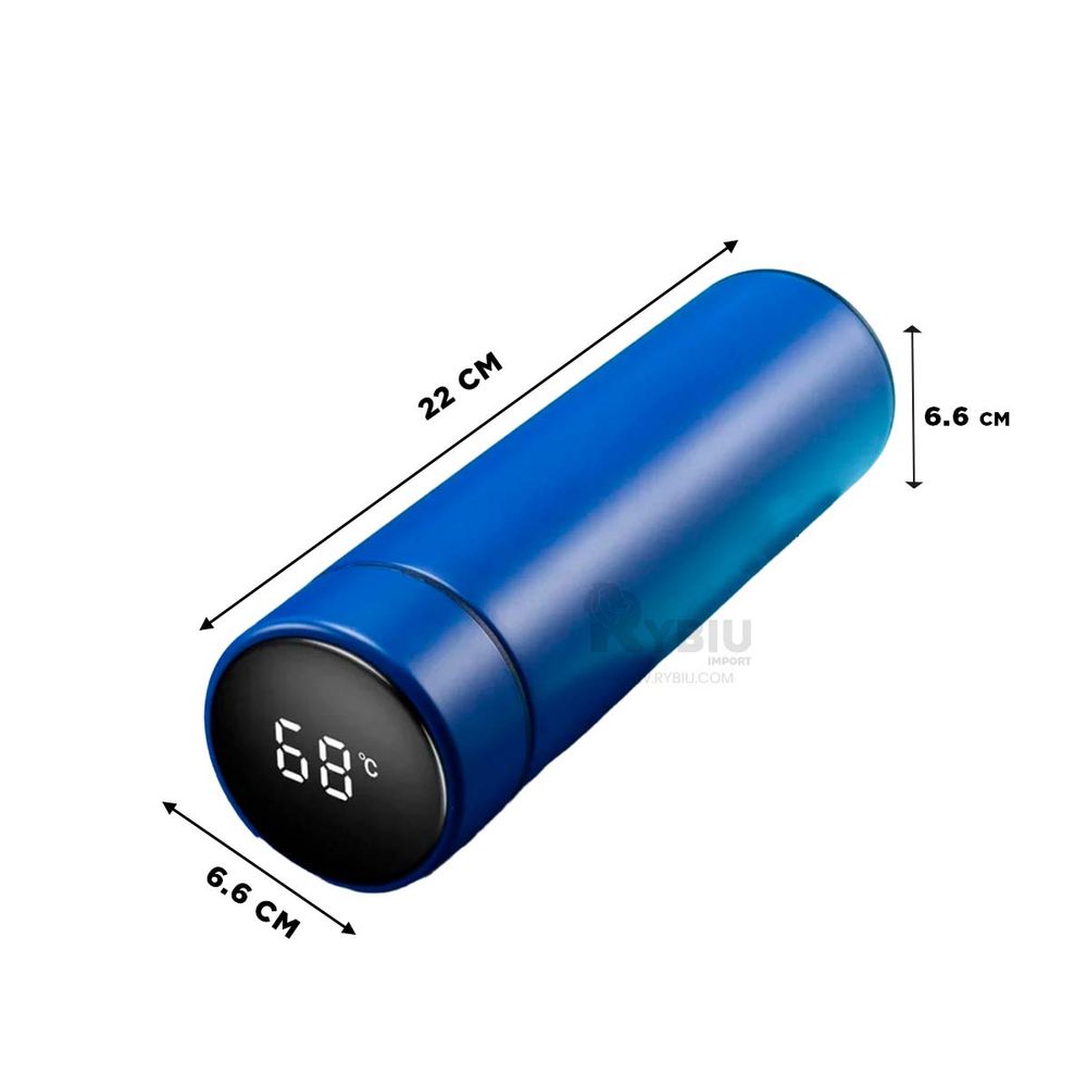 Termo Moderno e Inteligente Digital de Color Azul | plazaVea - plazaVea