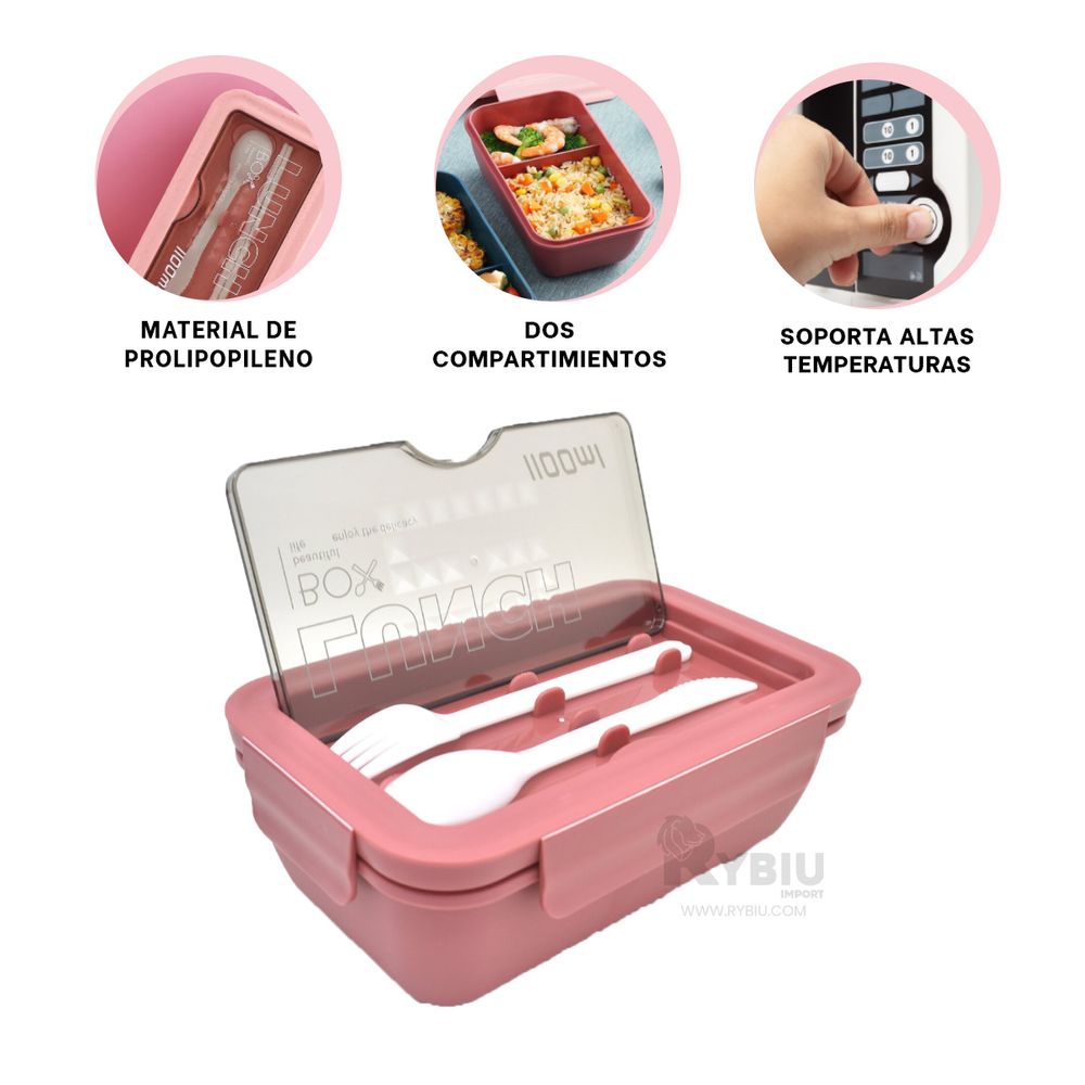 Taper para Comidas Saludables en Rosado Y+Papel de Regalo | plazaVea ...