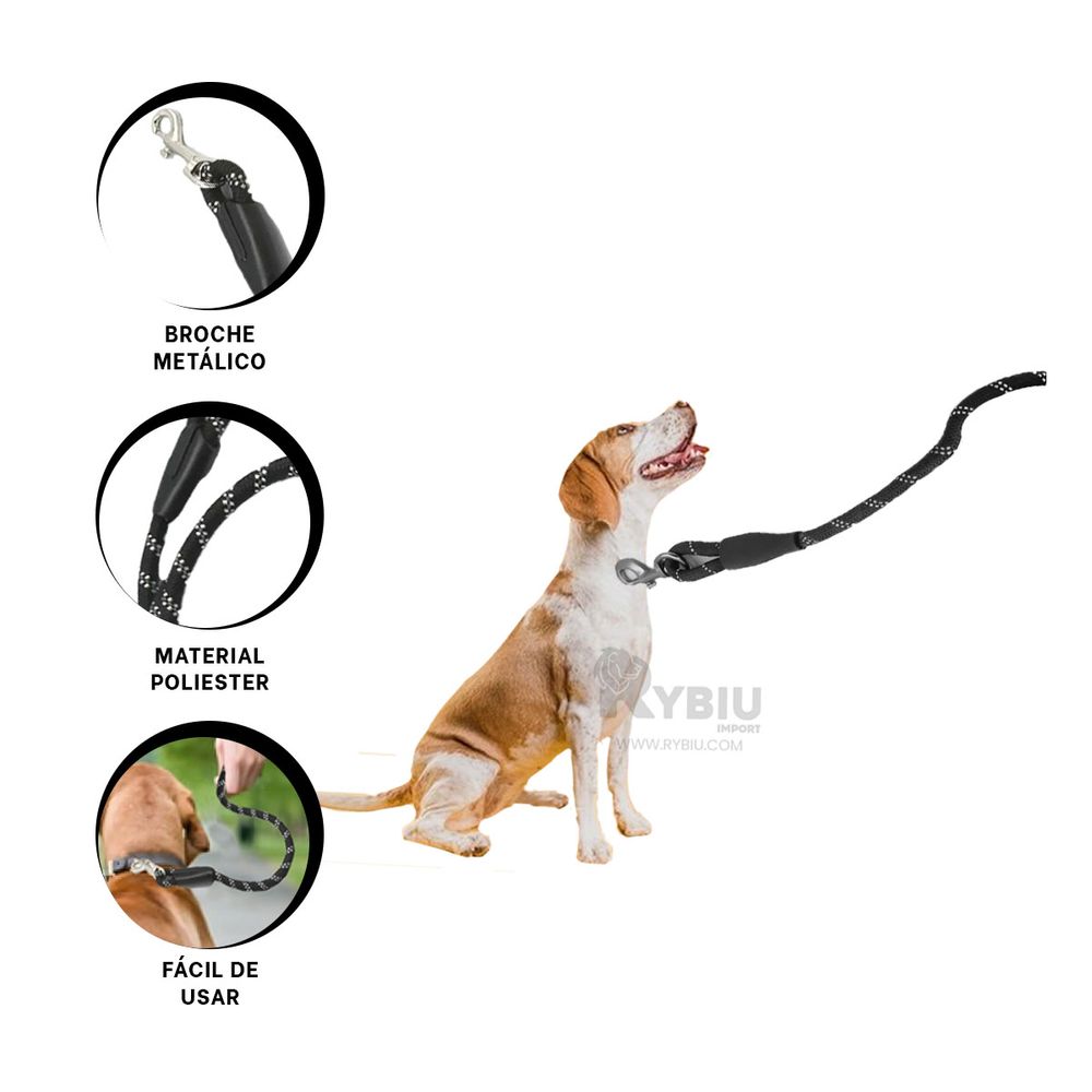 Soga Compacta Basica para Mascota Delgada 2m Y+Stickers | plazaVea - plazaVea