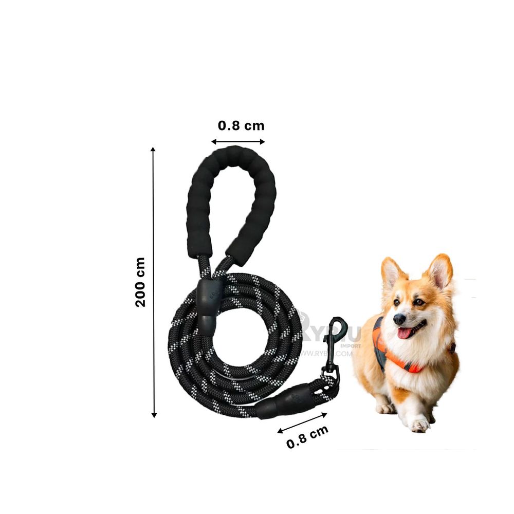 Soga Compacta Basica con Grosor Negro Y+Stickers | plazaVea - plazaVea