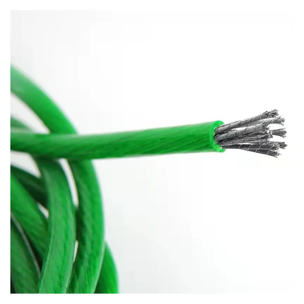 Cable de Acero con Forro PVC Verde 100 Metros C&A 139241 | plazaVea ...
