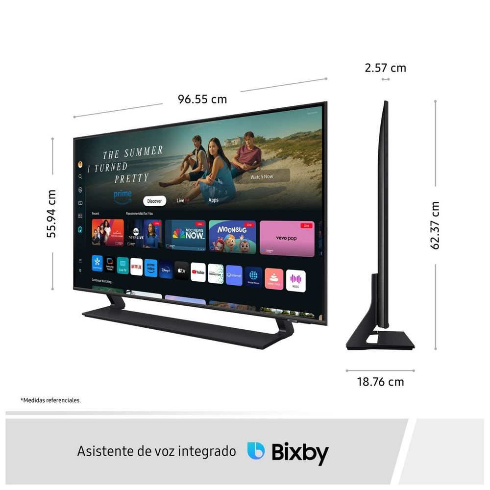 Televisor Samsung QLED Tizen OS Smart Tv 43" 4K QN43Q65DAGXPE ...