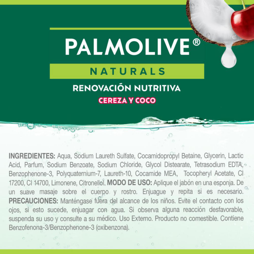 Gel de Ducha PALMOLIVE Naturals Cereza y Coco 390ml | plazaVea - plazaVea