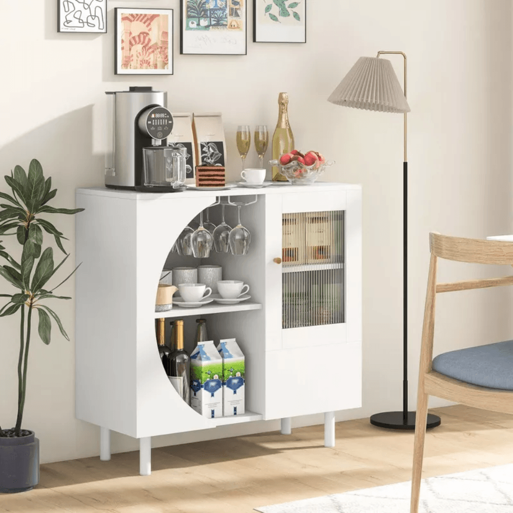 Mueble Bar Bennet Blanco Muebles Bonno | plazaVea - plazaVea