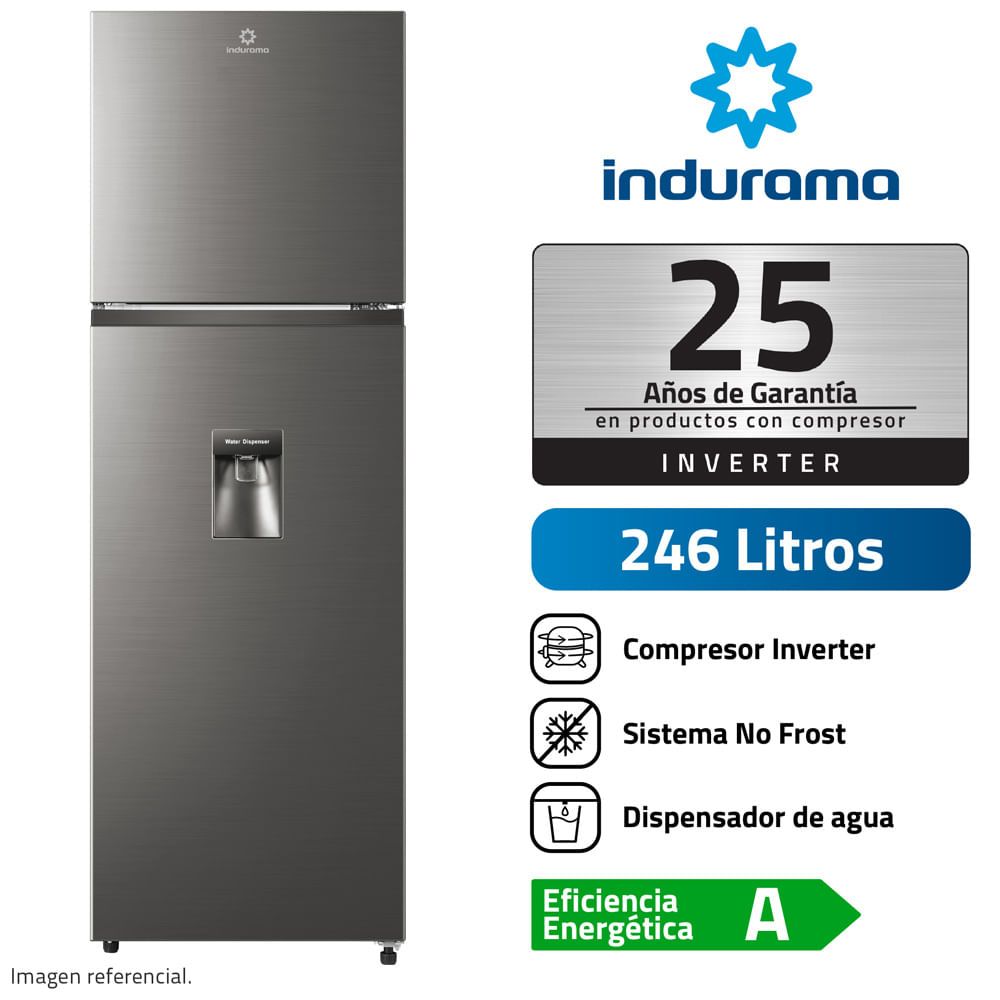 Refrigeradora INDURAMA 245L No Frost RI-389DI Croma | plazaVea - plazaVea PRD