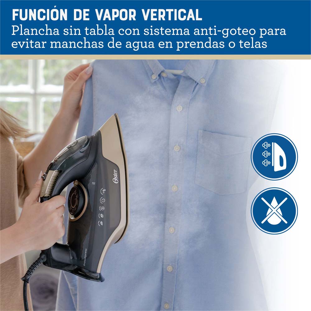 Plancha a Vapor OSTER GCSTPX9000B Gris/Cobre | plazaVea - plazaVea