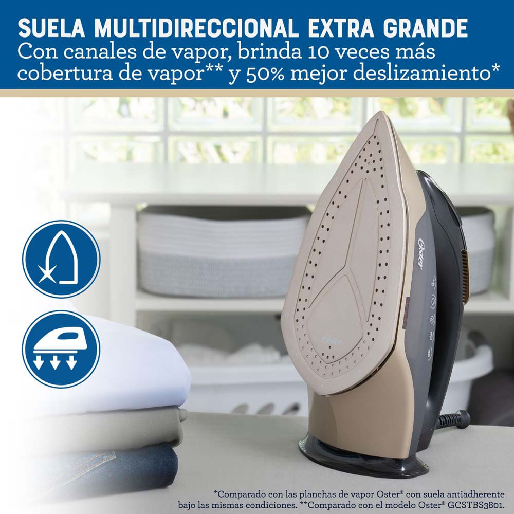 Plancha a Vapor OSTER GCSTPX9000B Gris/Cobre | plazaVea - plazaVea