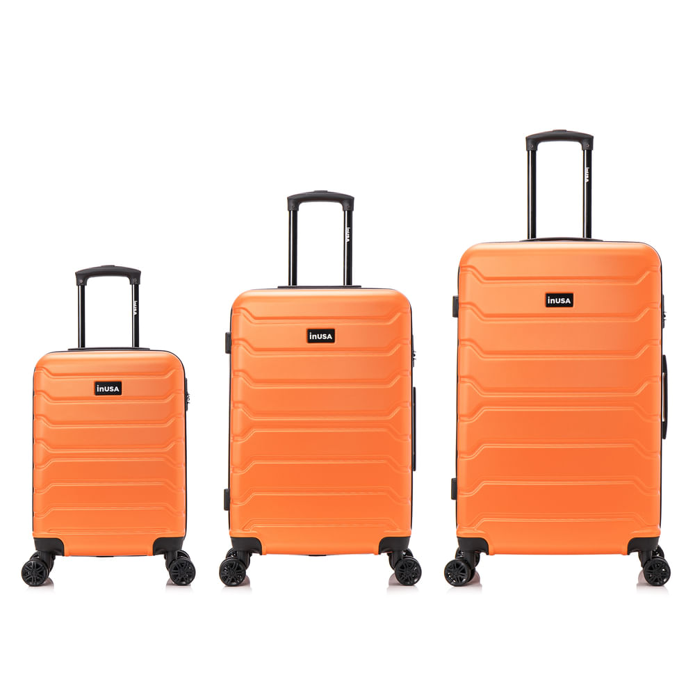 Maletas de Viaje Set de 3 InUSA Trend Naranja - TRJO | plazaVea - plazaVea
