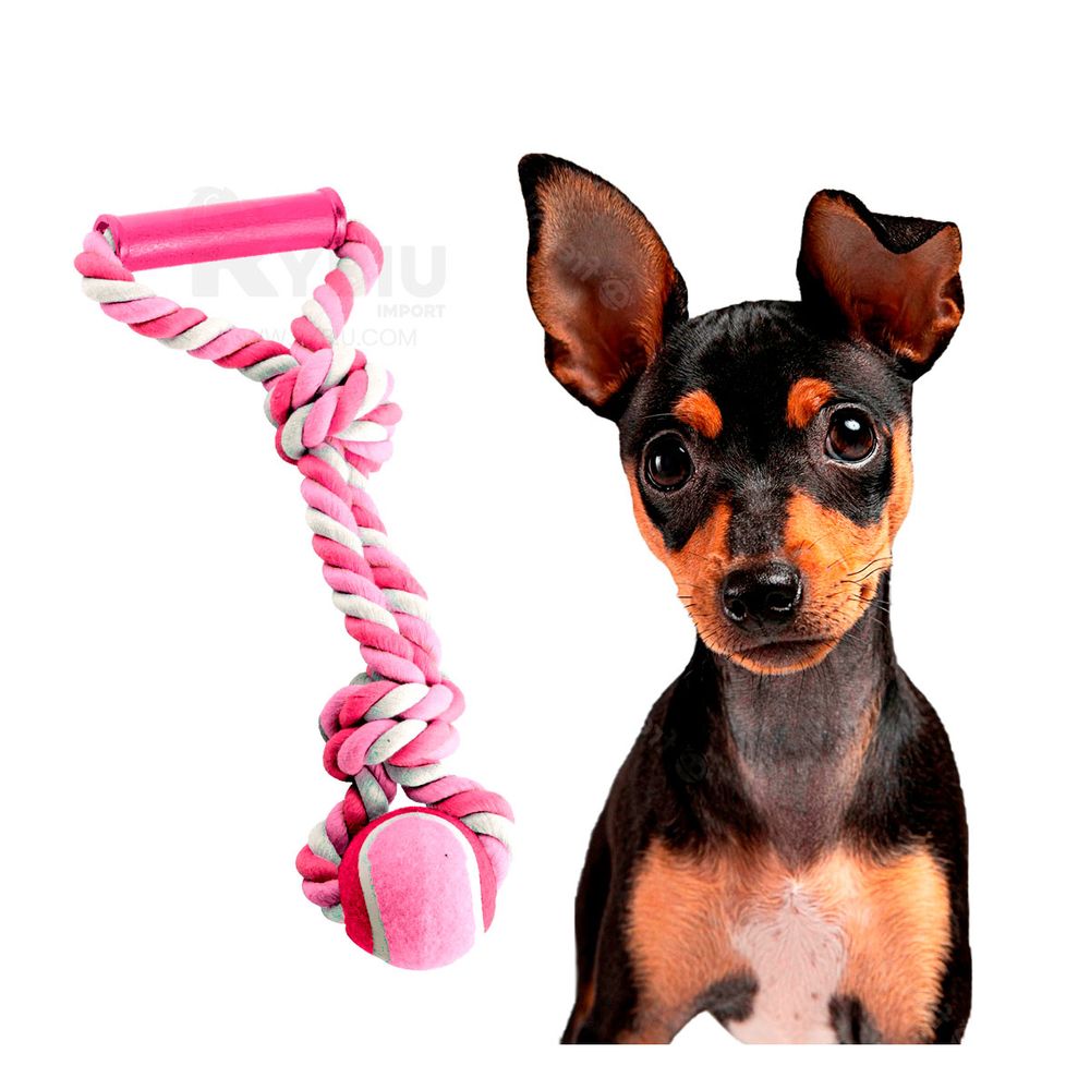 Soga Larga con Agarradera y Pelota de Tenis Rosado | plazaVea - plazaVea