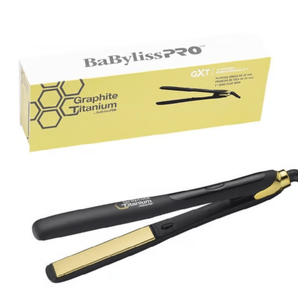 Plancha Babyliss Pro Graphite Titanium Iónica 32 mm 1 1/4 BGT183PE| plazaVea - plazaVea