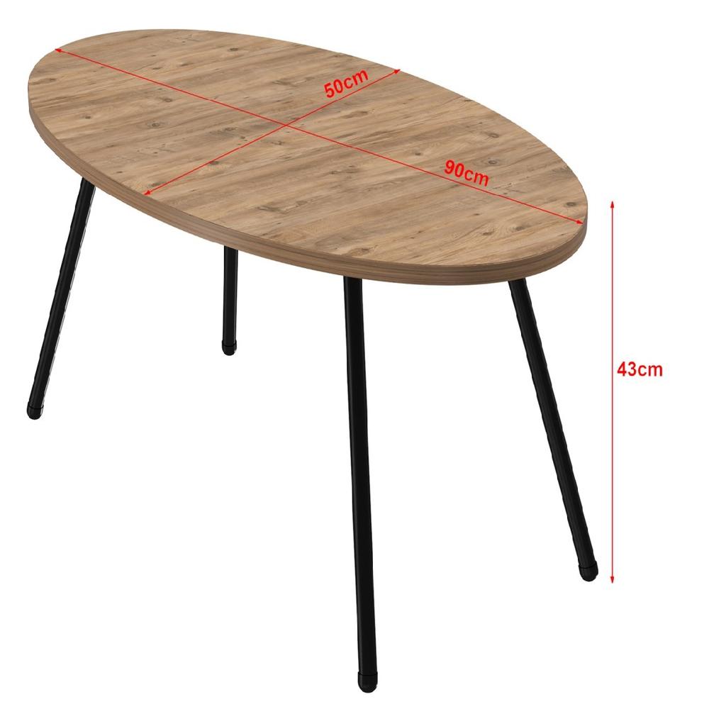 Mesa Clásica de Centro TU MESITA Romina color Marrón| plazaVea - plazaVea