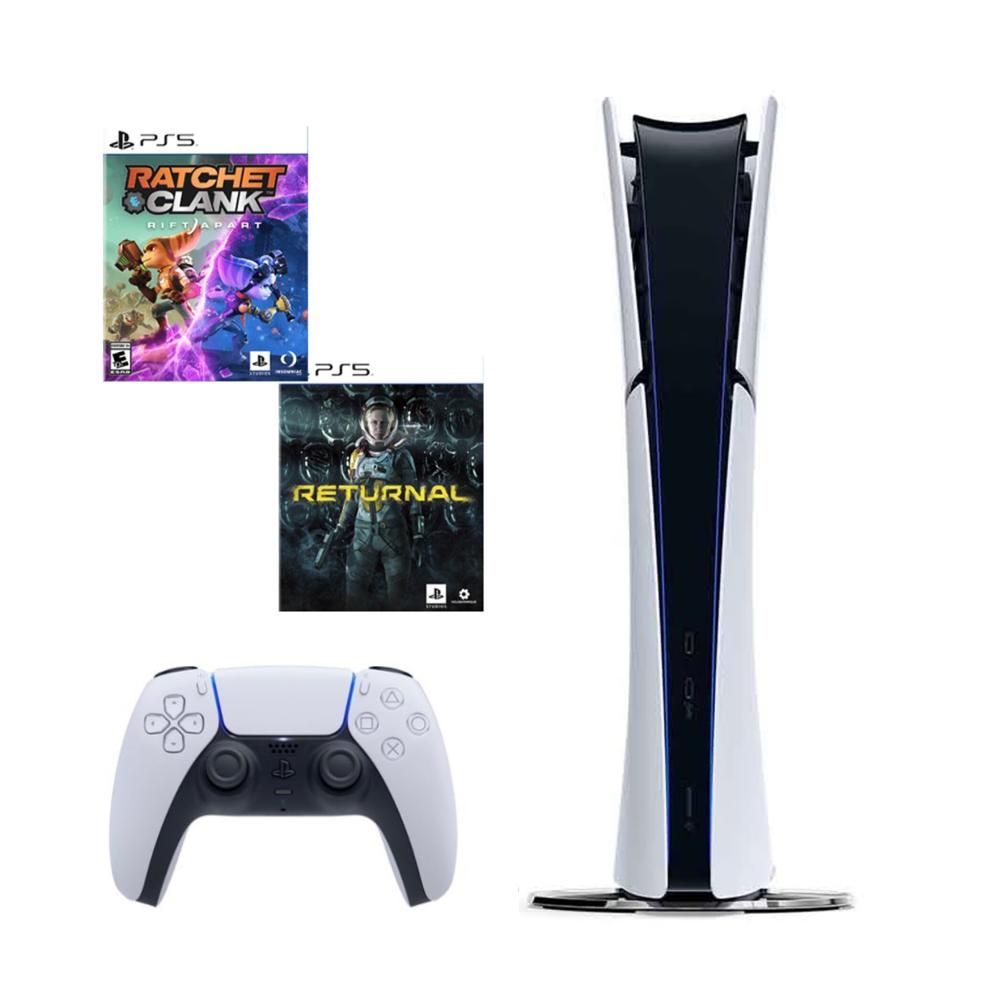 Consola Ps5 Slim Digital + Ratchet & Clank Y Returnal Blanco | plazaVea ...